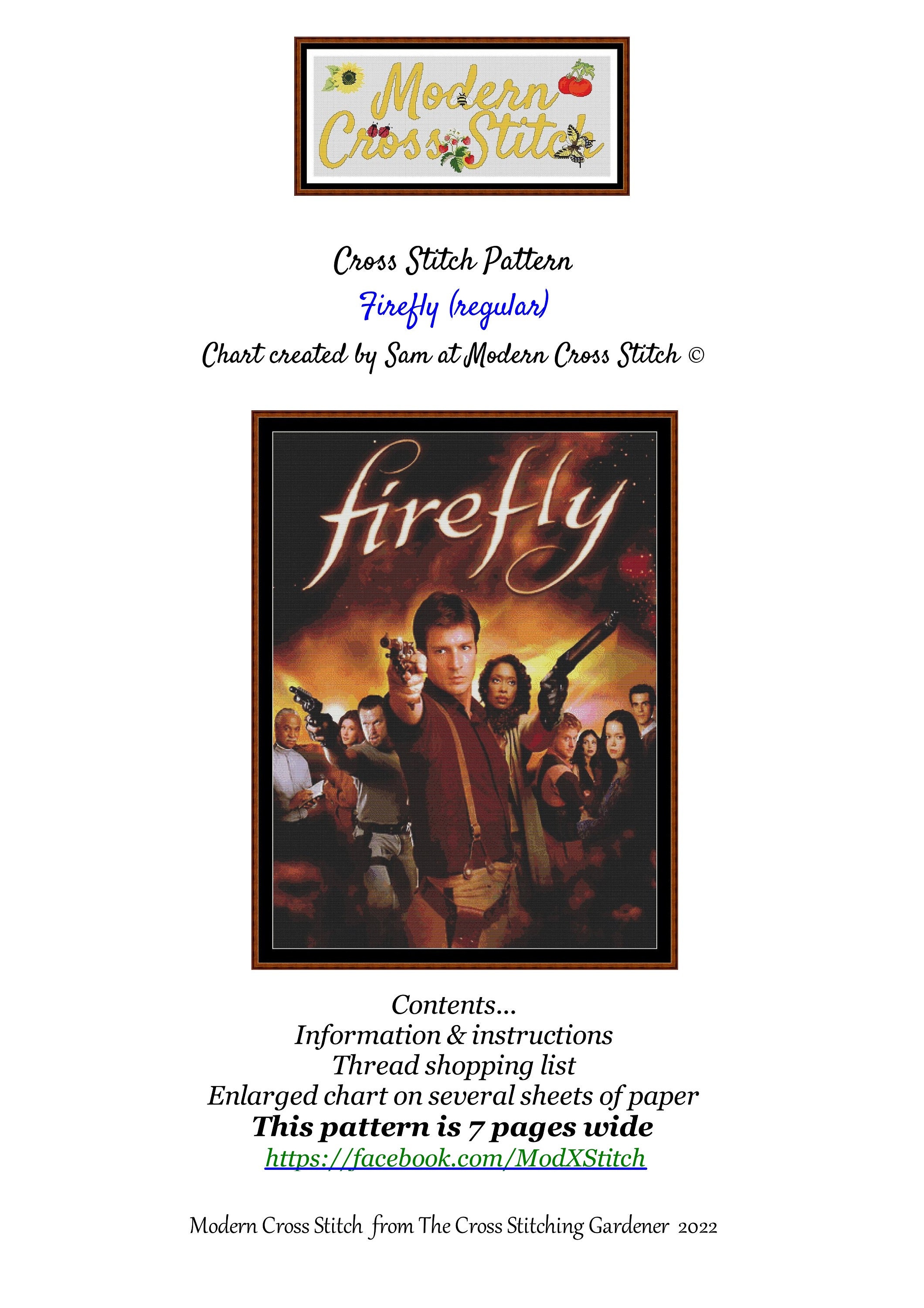 Firefly ~~ Cross Stitch Pattern - Etsy