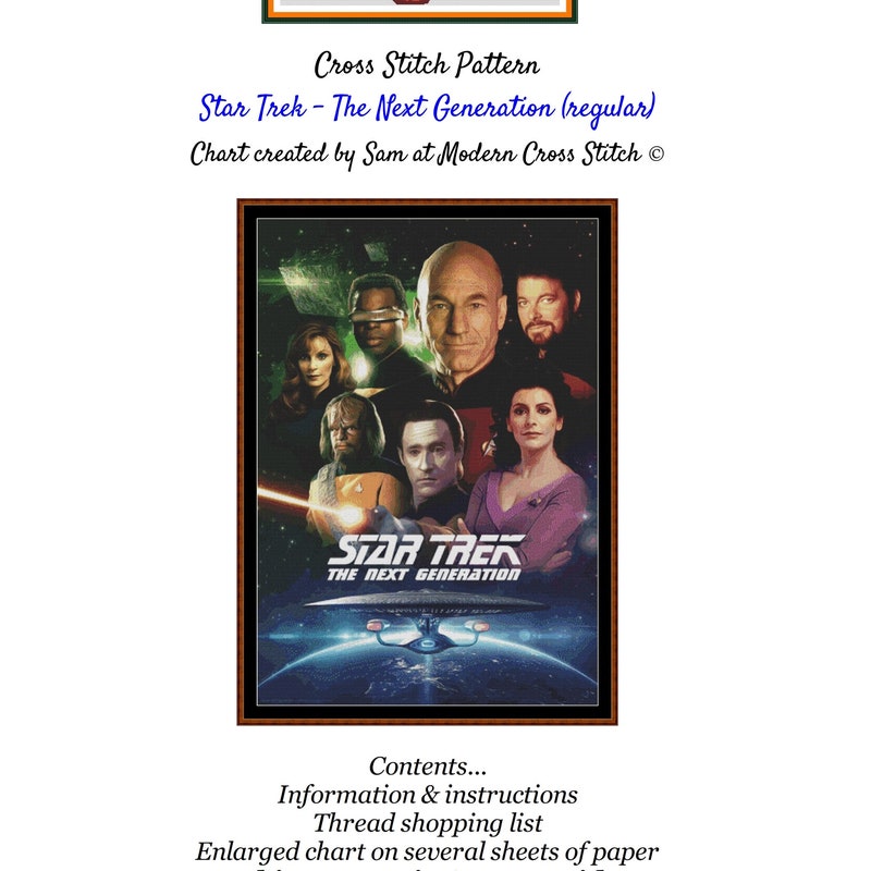 Star Trek Pattern - Etsy