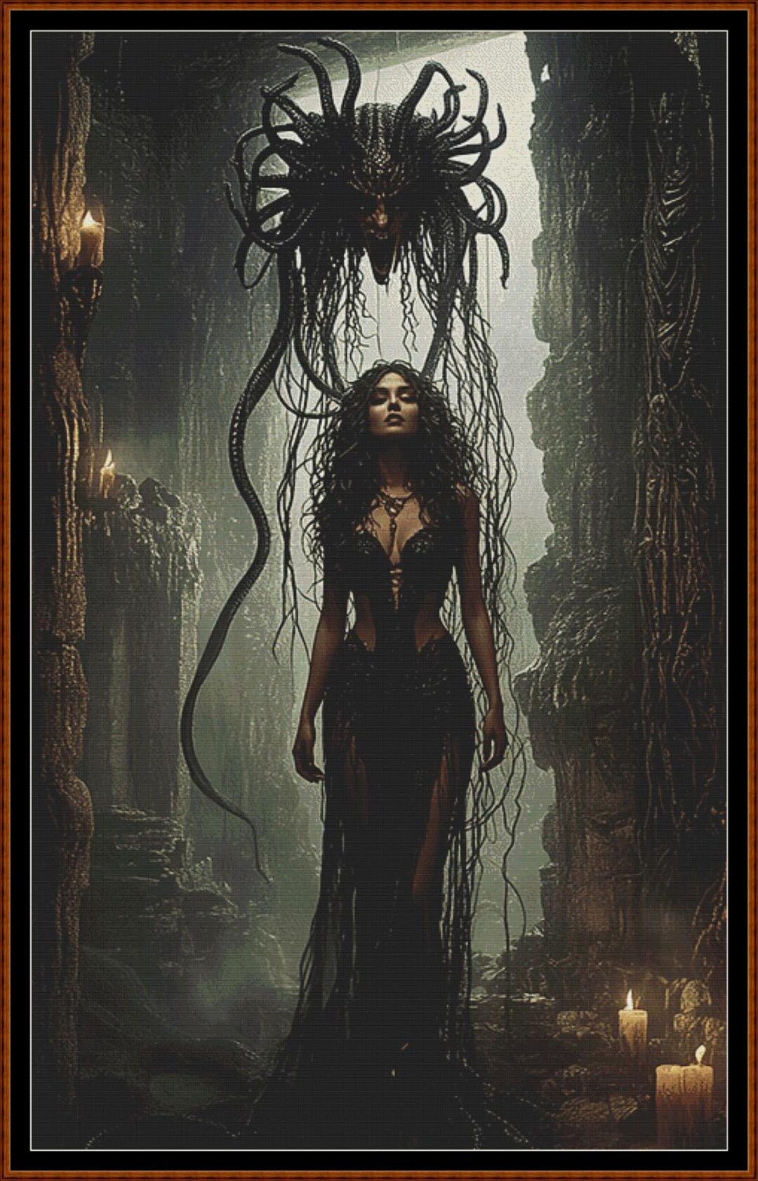 Birth of Medusa Cross Stitch Pattern - Etsy