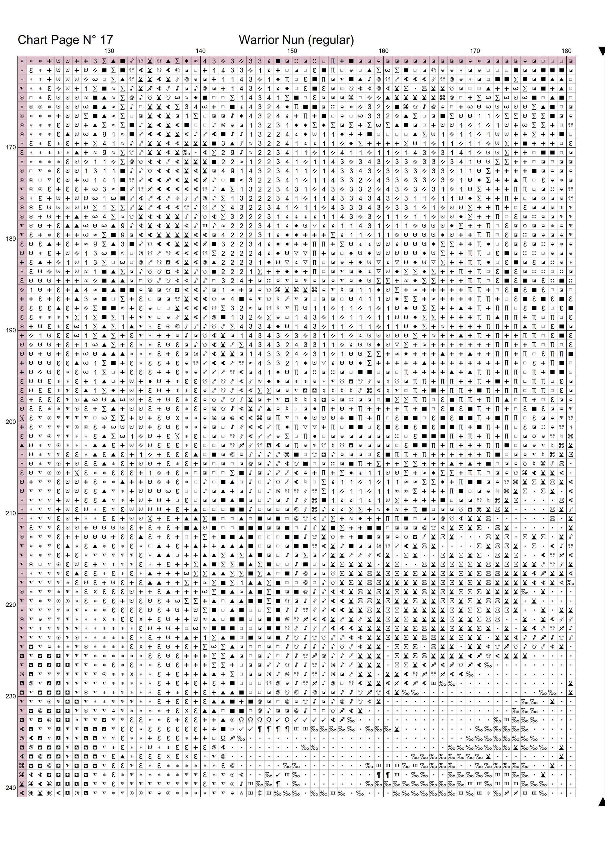 Warrior Nun ~~ Cross Stitch Pattern - Etsy