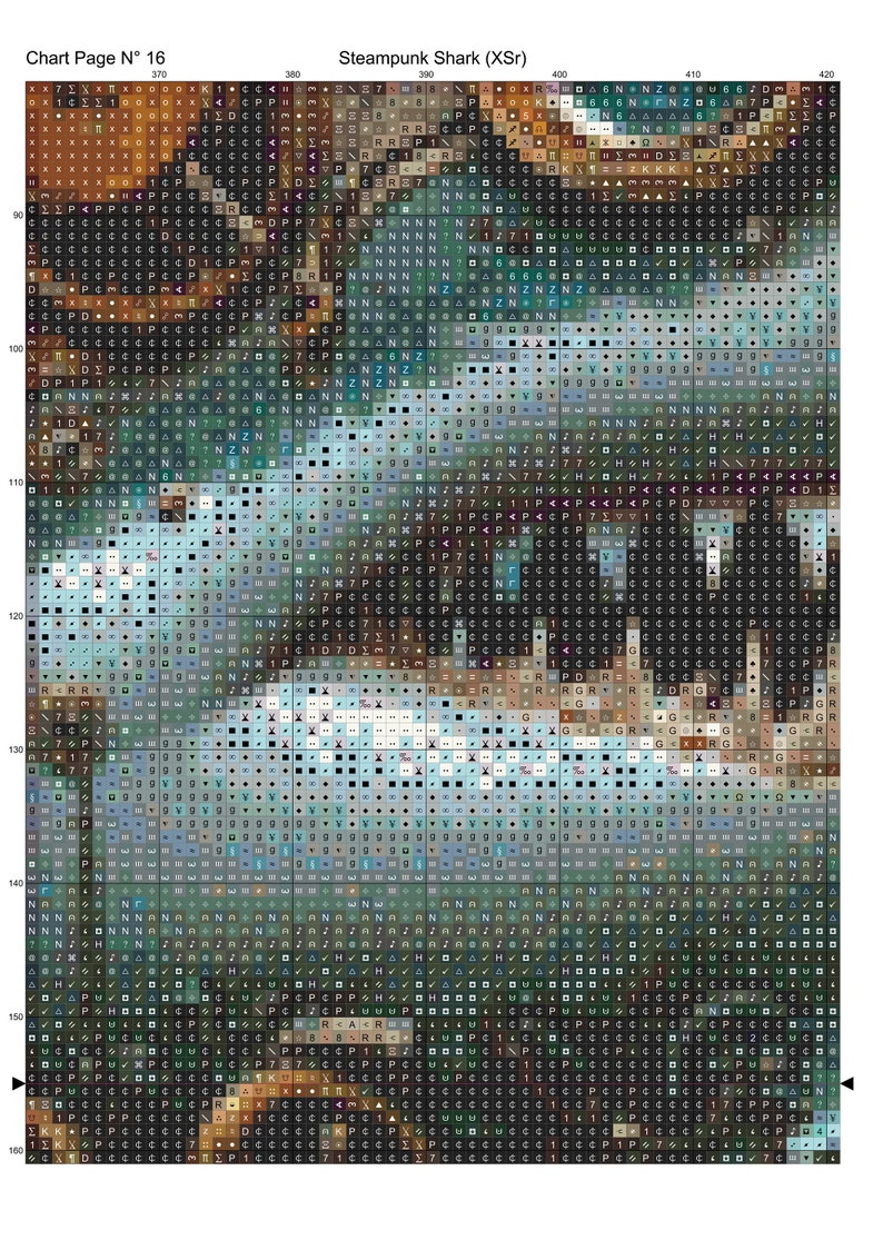 Steampunk Shark Cross Stitch Pattern - Etsy
