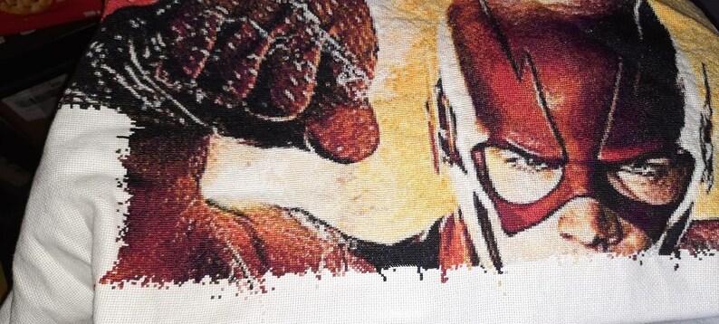 The Flash Cross Stitch Pattern Featuring the TV Version With - Etsy