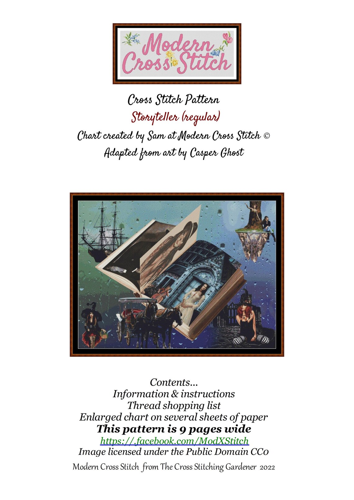 Storyteller ~~ Cross Stitch Pattern - Etsy