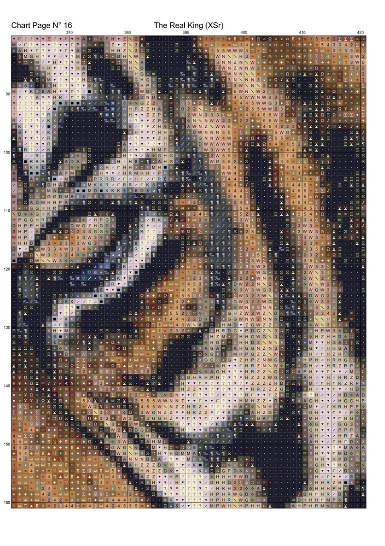 The Real King ~~ Cross Stitch Pattern - Etsy