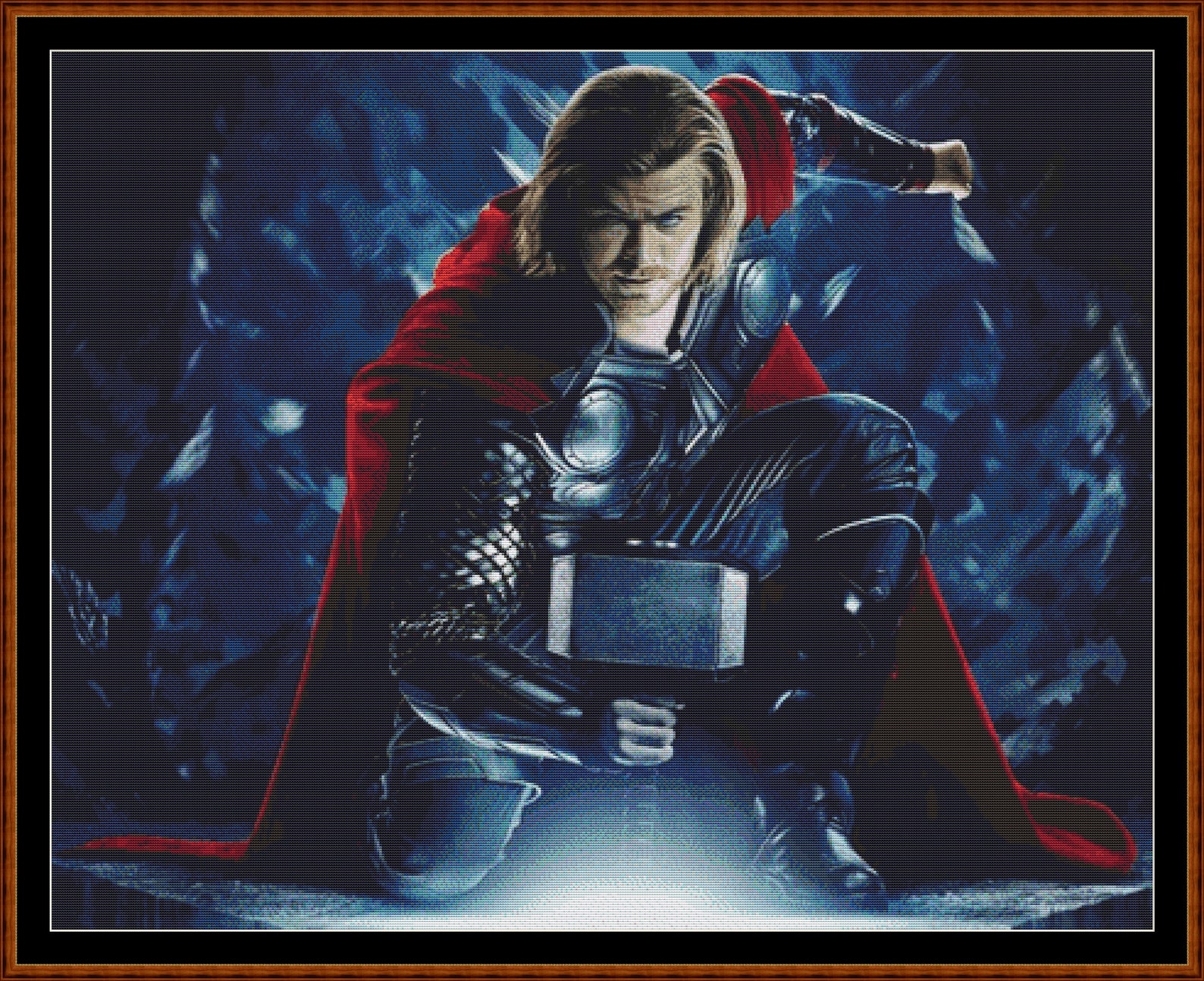 Thor Cross Stitch Pattern - Etsy