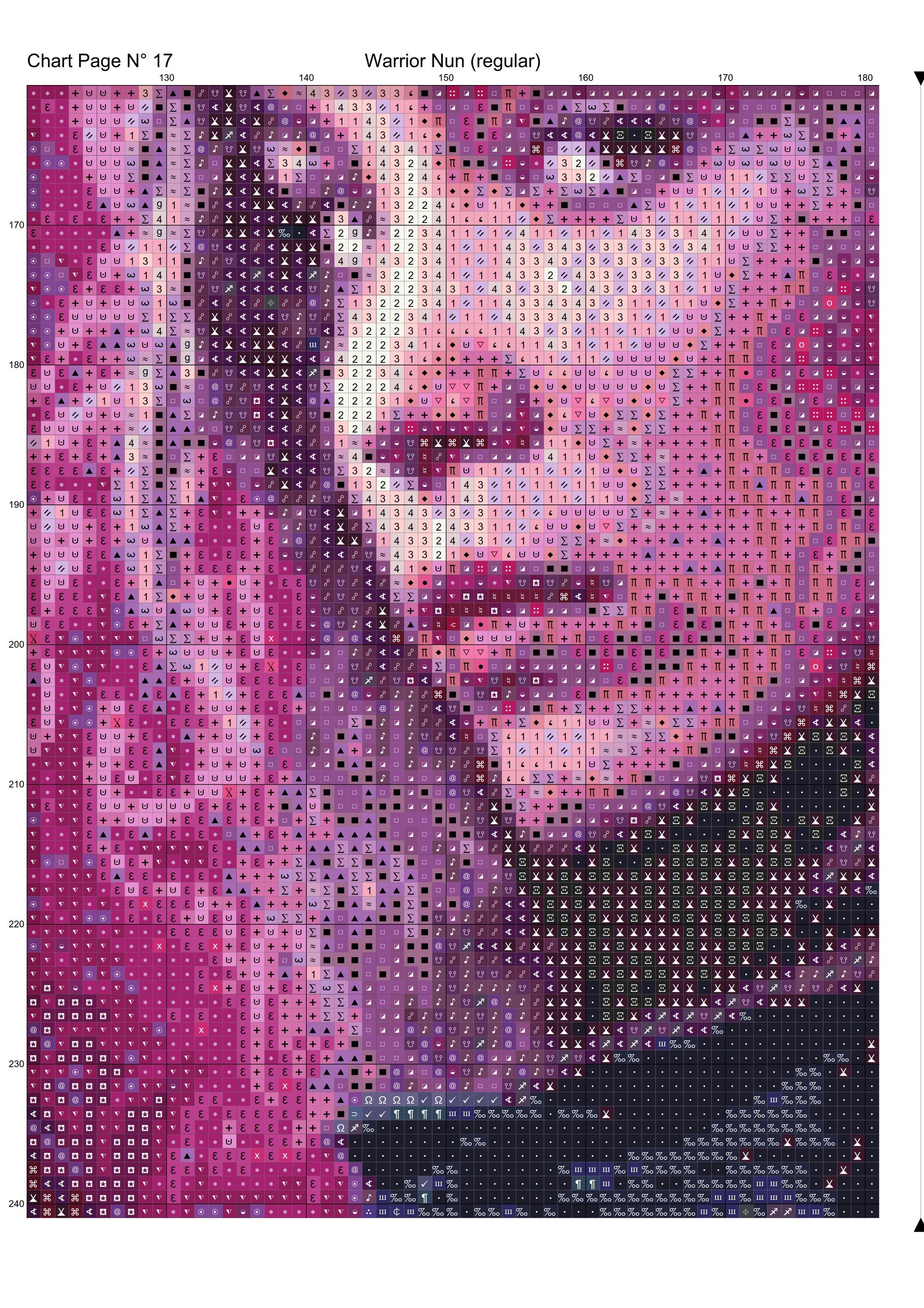 Warrior Nun ~~ Cross Stitch Pattern - Etsy