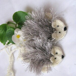 Hedgehog Mittens for a 6-12 Months, 1-3 Years, 3-5 Years Baby, Hand ...