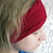Girly Romantic Hat-hand Knit Headband - Knit Hair Band - Ear Warmer ...