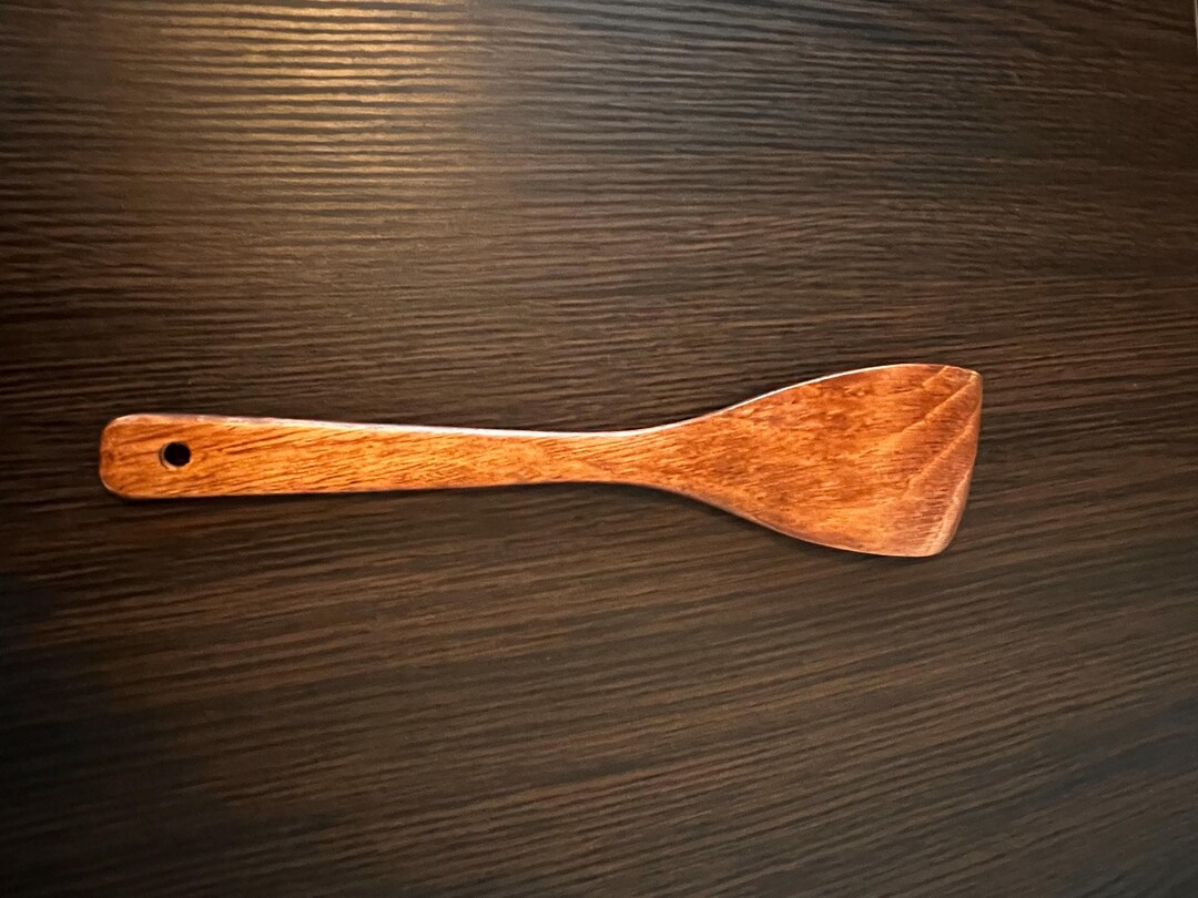 Handmade Natural Wood Acacia Kitchen Spoon Kitchen Utensils Ladle Rice ...