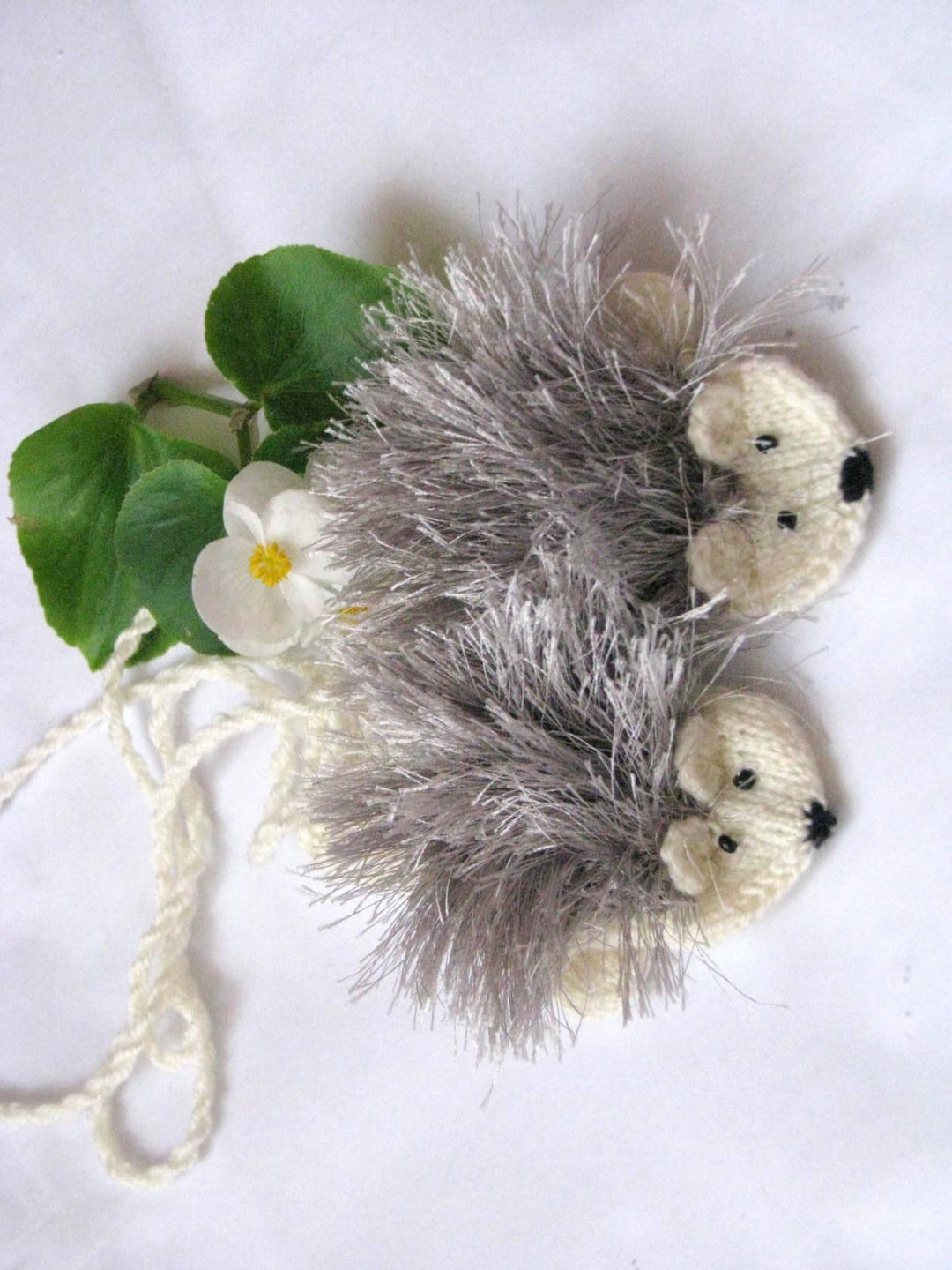 Hedgehog Mittens for a 6-12 Months, 1-3 Years, 3-5 Years Baby, Hand ...