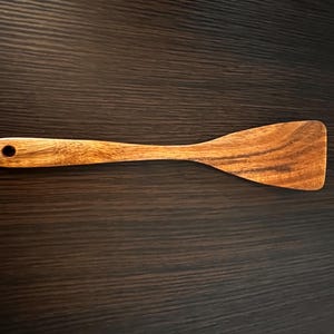 8 Pcs Handmade Natural Wood Acacia Kitchen Spoon Kitchen Utensils Ladle ...