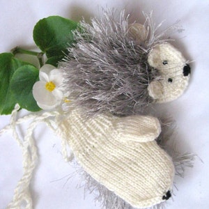 Hedgehog Mittens for a 6-12 Months, 1-3 Years, 3-5 Years Baby, Hand ...