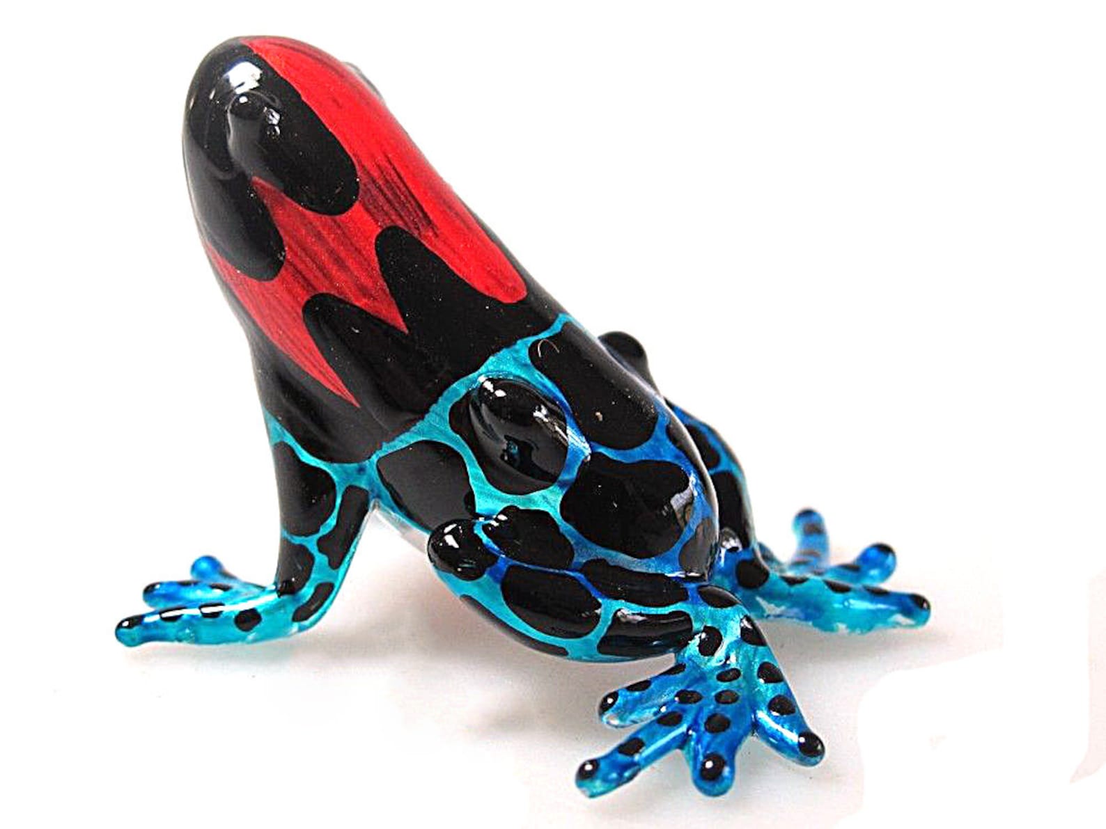MINI FROG Handcrafted Hand Blown Glass Art Fused Glass Art - Etsy