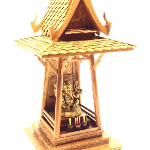 HQ Thai MINI Teak Wood Tables Worship Thai Amulet Feng Shui - Etsy