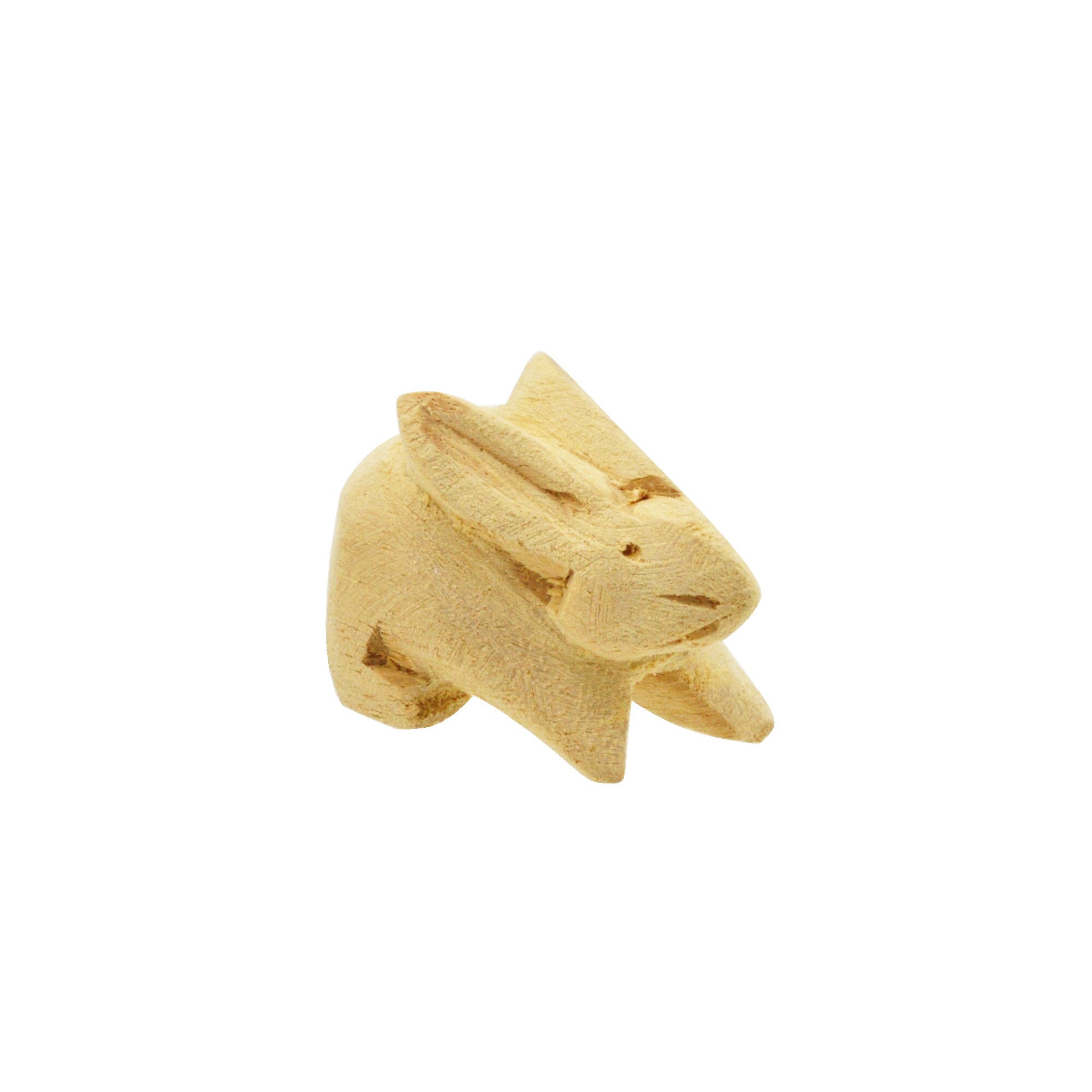 6 Pcs DIY Paint Hand Carved Wood Rabbit - Etsy