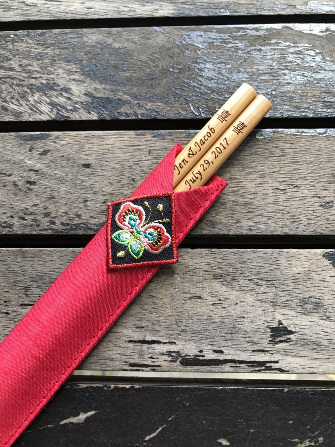 Free Shipping - 100 Pairs - Personalized Natural Bamboo Chopsticks With ...
