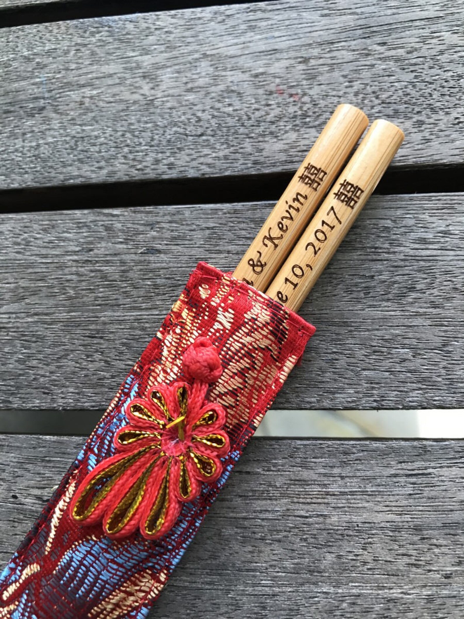 Free Shipping - 100 Pairs - Personalized Engraved Natural Bamboo ...