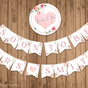 Bridal Shower Decoration, Printable, Custom Banner, Bridal Shower ...