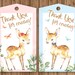 Deer Thank You Tags, PRINTABLE, Twins Baby Shower, Buck and Doe ...