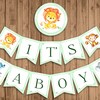 It's a Boy Banner, PRINTABLE, Olive Green Welcome Baby, Sage Baby ...