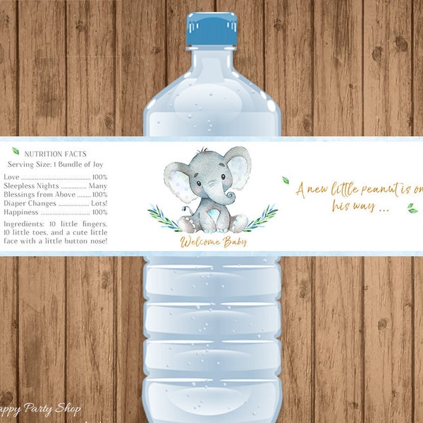 Elephant Labels - Etsy