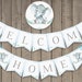 Welcome Home Banner, PRINTABLE, Elephant Welcome Baby, Baby Boy Banner ...
