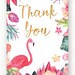 Tropical Favor Tags PRINTABLE Flamingo Favor Tags Tropical | Etsy
