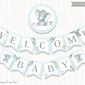 Blue God Bless Banner, PRINTABLE, Custom Banner, Boy Baptism Decor ...