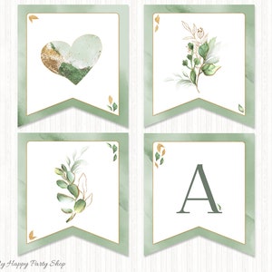 It's a Boy Banner, PRINTABLE, Olive Green Welcome Baby, Sage Baby ...