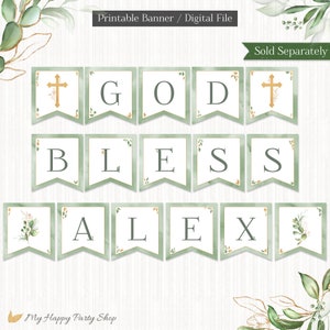 It's a Boy Banner, PRINTABLE, Olive Green Welcome Baby, Sage Baby ...