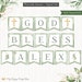 It's a Boy Banner, PRINTABLE, Olive Green Welcome Baby, Sage Baby ...