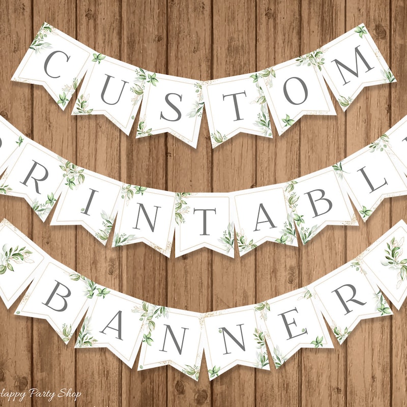 Printable Banner - Etsy