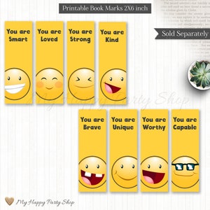 Happy Birthday Banner, PRINTABLE, Smiley Face Banner, Emoji Banner, 1st ...