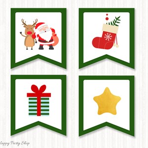 Christmas Banner, PRINTABLE, Merry Christmas Banner, Christmas Party ...