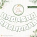 Oh Baby Banner, PRINTABLE, Sage Baby Shower, Olive Green Welcome Baby ...