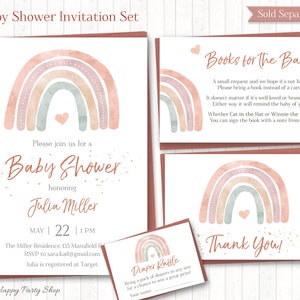 Rainbow Baby Shower Banner, PRINTABLE, Welcome Baby, Blush Rainbow ...