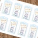 Hippo Thank You Tags, PRINTABLE, Cute Hippo Tags, Blue Hippo, Party ...