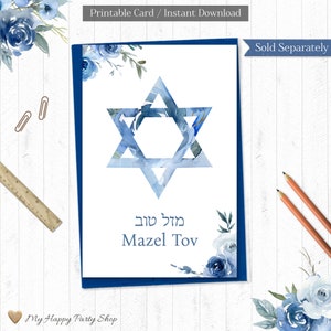 Shabbat Shalom Banner. PRINTABLE, Shabbat Dinner, Jewish Home Decor ...