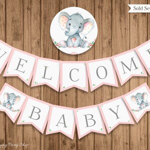 Elephant Book Plates, PRINTABLE, Elephant Baby Shower, Elephant ...
