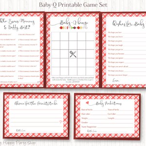 BABY-Q Book Request - PRINTABLE, Book Instead of a Card, Baby Q Shower ...