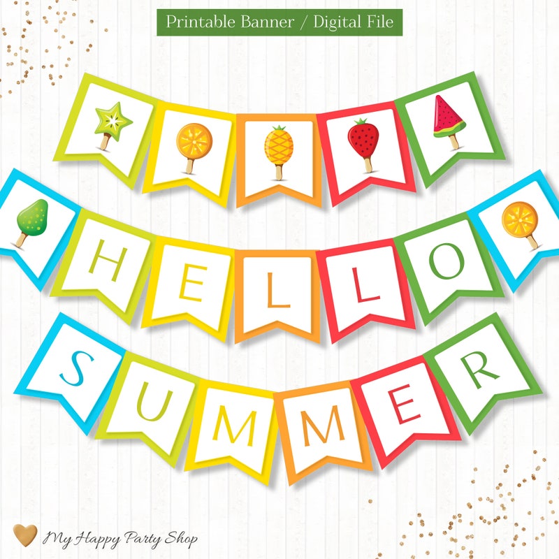 Summer Party Decor - Etsy