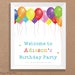 Balloons Favor Tags, PRINTABLE, Balloons Thank You Tags, Birthday ...