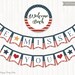 Welcome Home American Flag Banner, Printable, Military Homecoming, USA ...