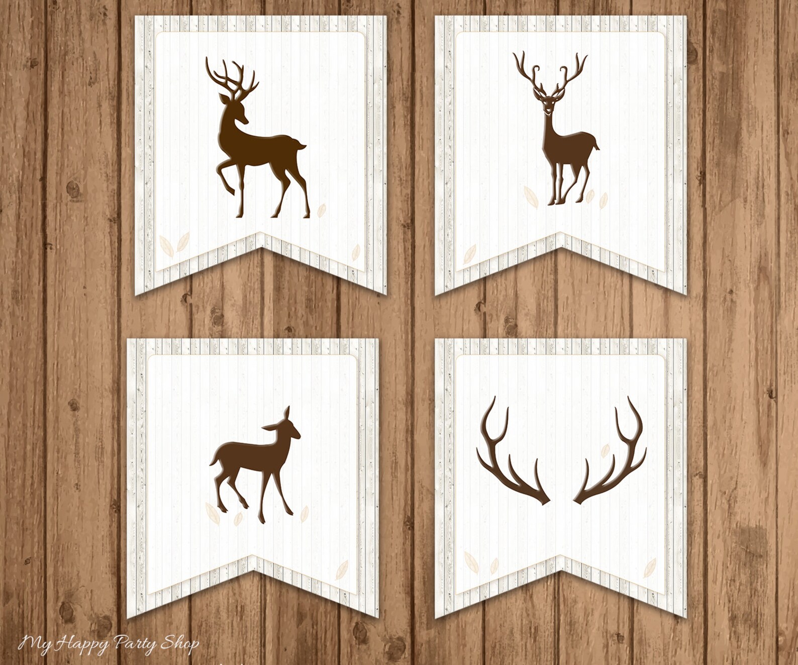 Deer Baby Shower Banner, PRINTABLE, Welcome Baby. Deer Banner, Baby ...
