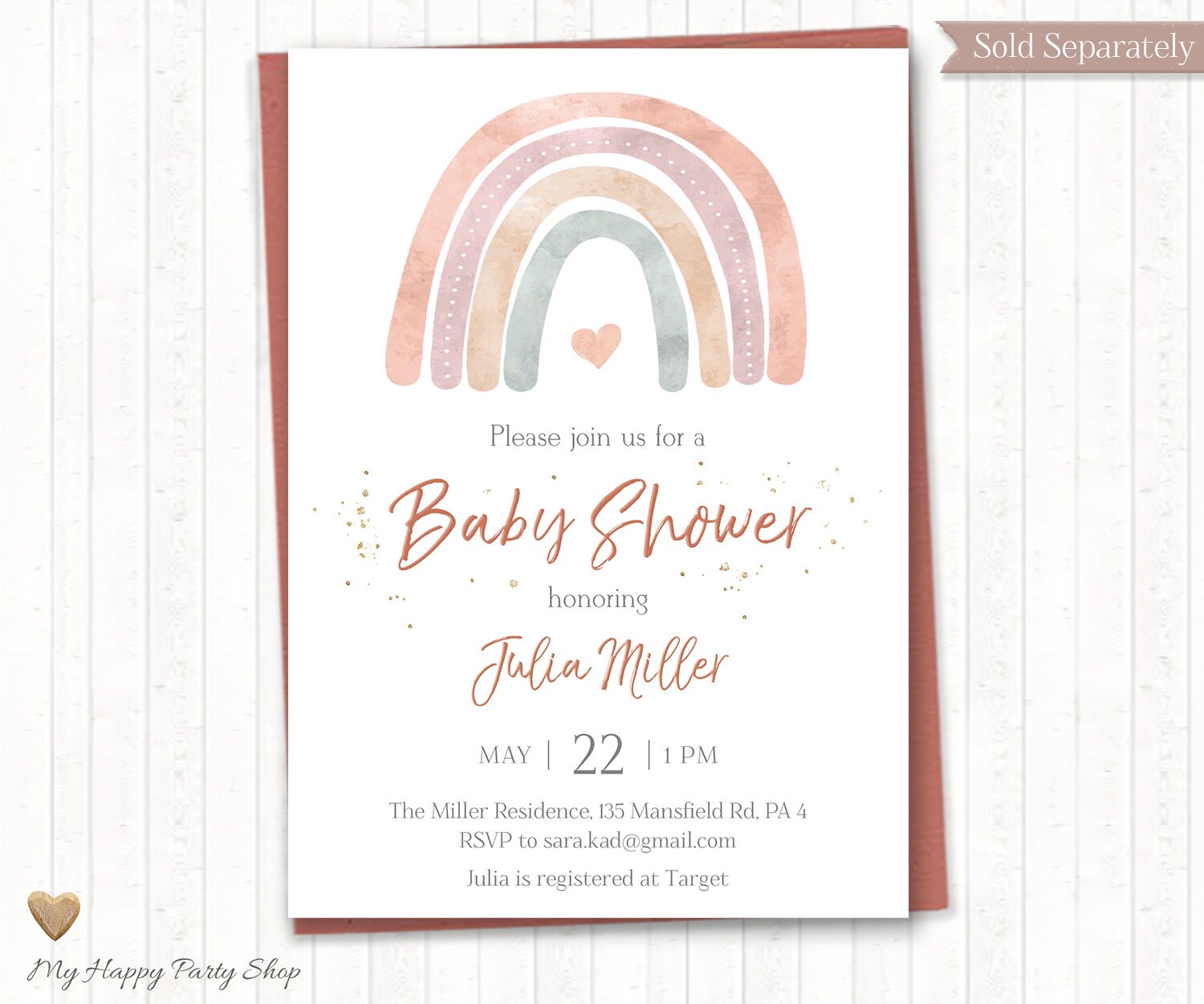 Rainbow Baby Shower Banner PRINTABLE Welcome Baby Blush - Etsy Canada