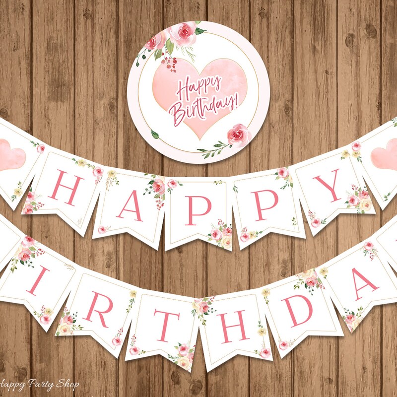 Birthday Bunting - Etsy