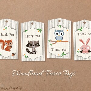 Woodland Birthday Banner, Printable Happy Birthday Banner, Woodland ...