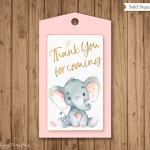 Elephant Book Plates, PRINTABLE, Elephant Baby Shower, Elephant ...