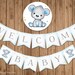 Rainbow Baby Shower Banner, PRINTABLE, Welcome Baby, Blush Rainbow ...