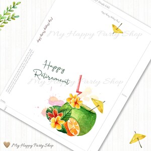 Happy Retirement Greeting Card, PRINTABLE, Happy Retirement, Retirement ...